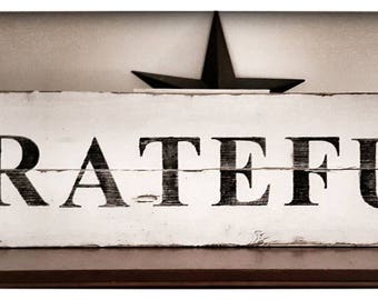 Grateful sign | Etsy