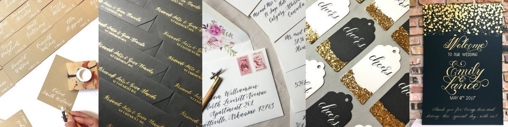 yellow rose calligraphy // modern calligraphy by yrcalligraphy