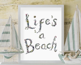 Beach inspired art | Etsy