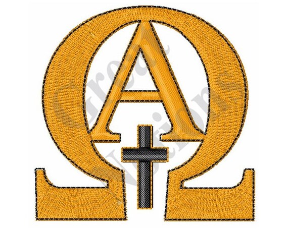 Alpha Omega - Machine Embroidery Design from GreatNotionsDesigns on ...