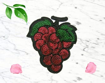 Grape applique | Etsy
