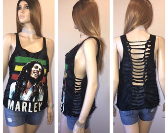 Bob marley tank top | Etsy