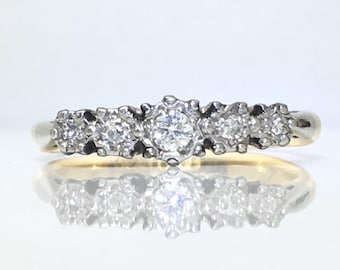 Vintage diamond ring | Etsy