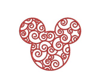 Mickey swirl | Etsy