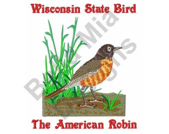 Wisconsin state bird | Etsy