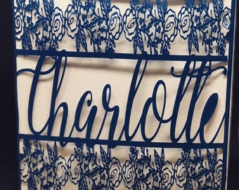 Laser cut cards | Etsy