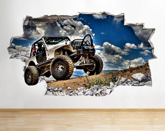 Jeep wall decal | Etsy