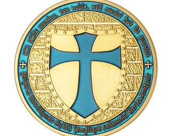Knights templar coin | Etsy