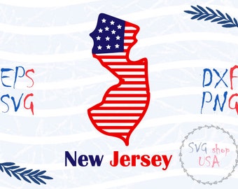 New jersey svg | Etsy