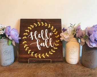 Happy fall sign | Etsy