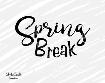 Spring break svg | Etsy