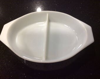 Pyrex divided dish | Etsy