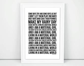 Material girl | Etsy