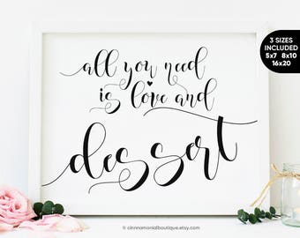 Dessert table sign | Etsy