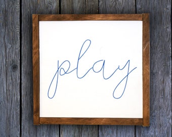 Play sign | Etsy