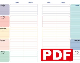 Homeschool planner | Etsy