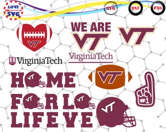 Virginia tech svg | Etsy