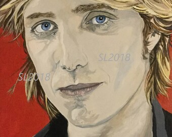 Ninja Shhh Original Acrylic Painting 16x20