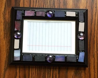 Mosaic picture frame | Etsy