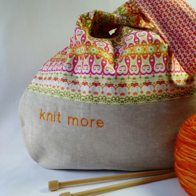 knitting patterns project bags stitch by lavenderhillknits