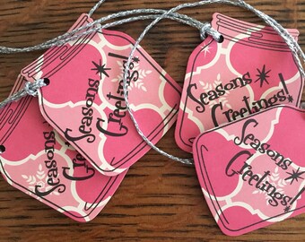 Mason jar tag | Etsy