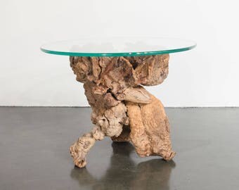 Burl wood table | Etsy