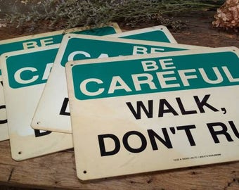 Vintage warning sign | Etsy