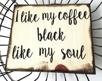 Funny coffee signs | Etsy