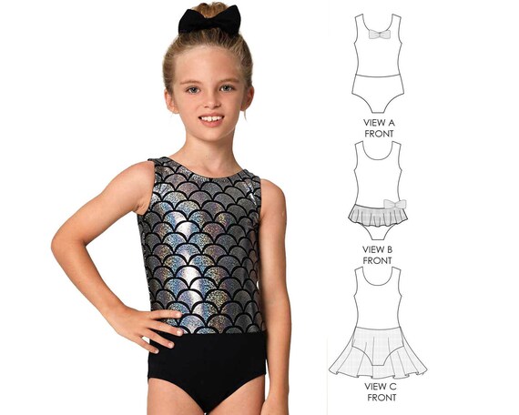 Gymnastics leotard pattern, dance pattern, swimwear pattern, girls ...