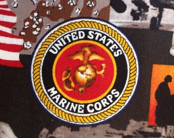 Marine corps quilt | Etsy
