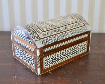 Bone inlay box | Etsy