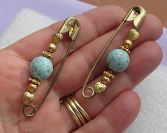 Vintage safety pins | Etsy