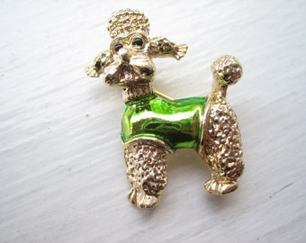 Poodle brooch | Etsy