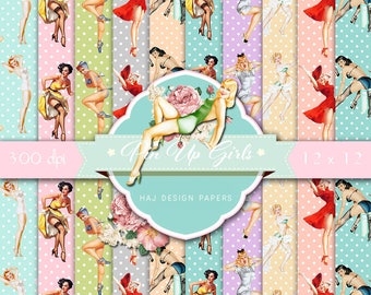 Retro background | Etsy