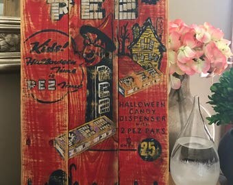 Halloween candy sign | Etsy