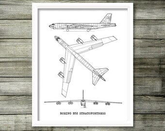 B52 bomber | Etsy