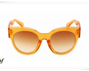 Orange sunglasses | Etsy