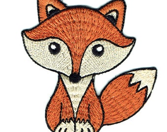 Fox applique | Etsy