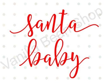 Santa baby svg | Etsy
