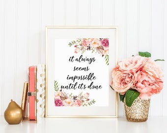 Work desk decor | Etsy