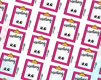 Meeting sticker | Etsy