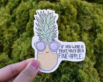 Pineapple sticker | Etsy