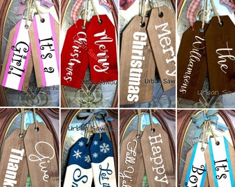 Wood door tags | Etsy