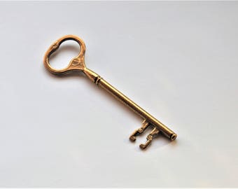 Brass skeleton key | Etsy