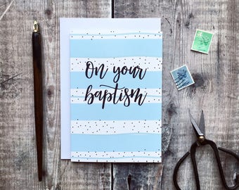 Celebrating your Dedication Card Christian Cards