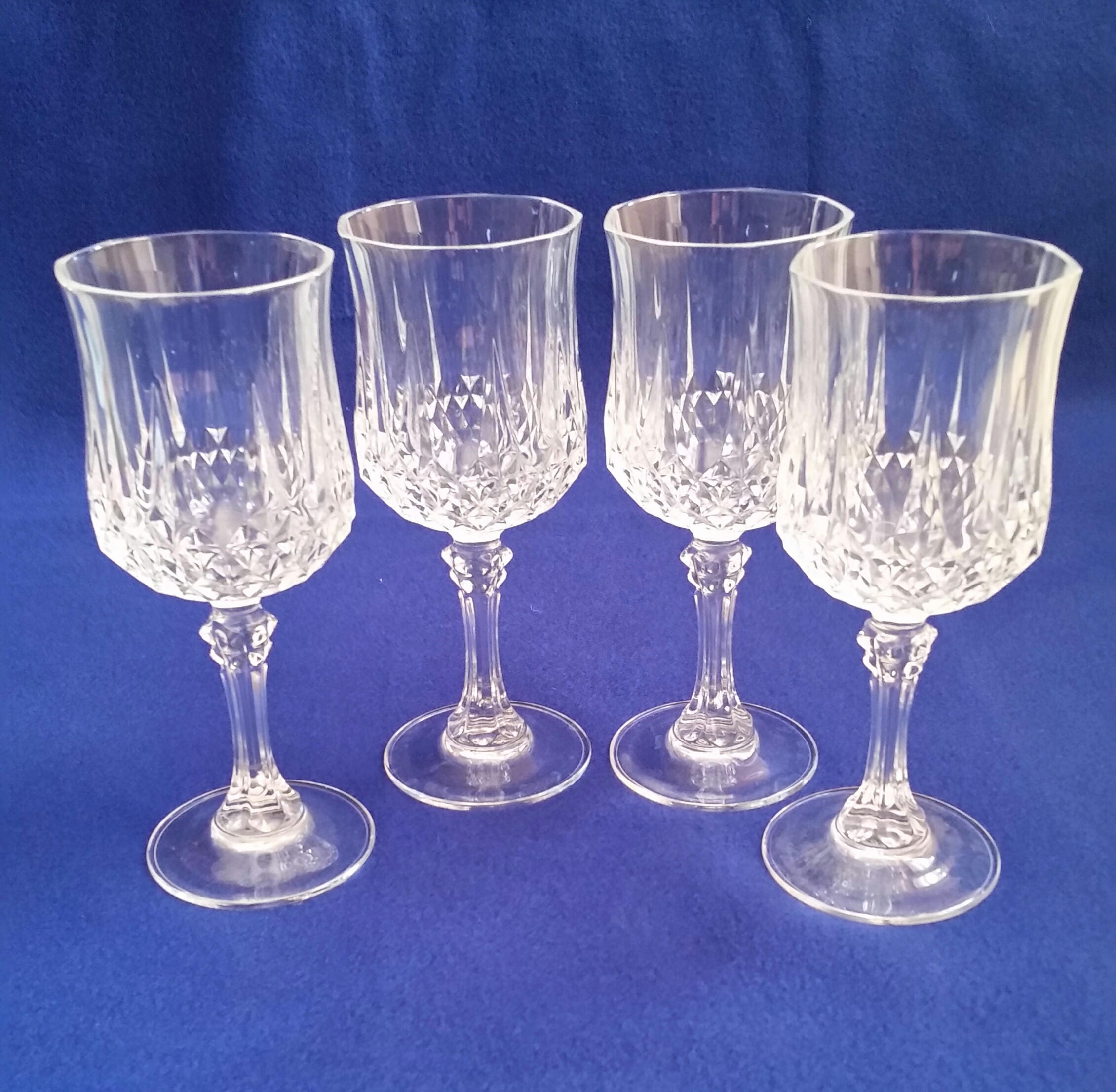 Cristal d' Arques LongChamp Wine Glasses/Crystal Wine
