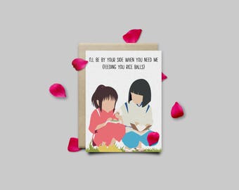 Spirited away card | Etsy