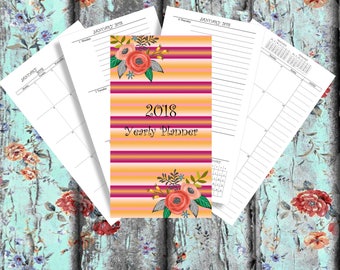Printable Planner Bundle Daily Weekly Monthly and Yearly