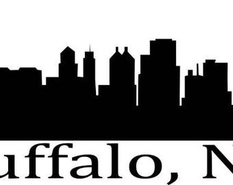 Buffalo window decal | Etsy