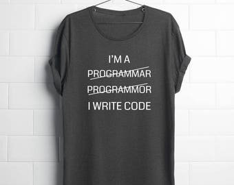 Programmer tshirt | Etsy